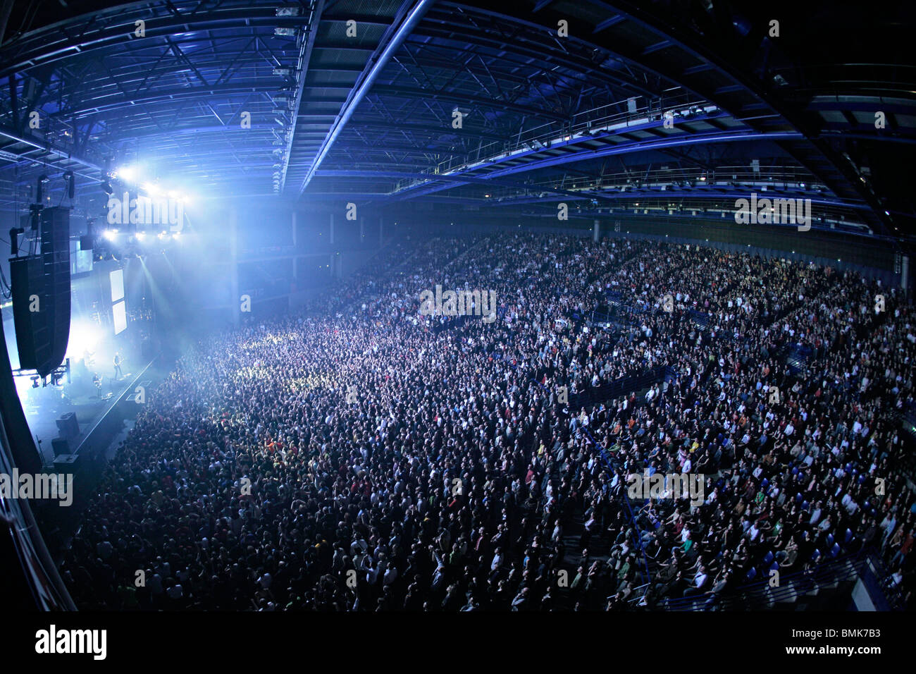 8500 spectators in the "Zenith" concert hall Stock Photo - Alamy