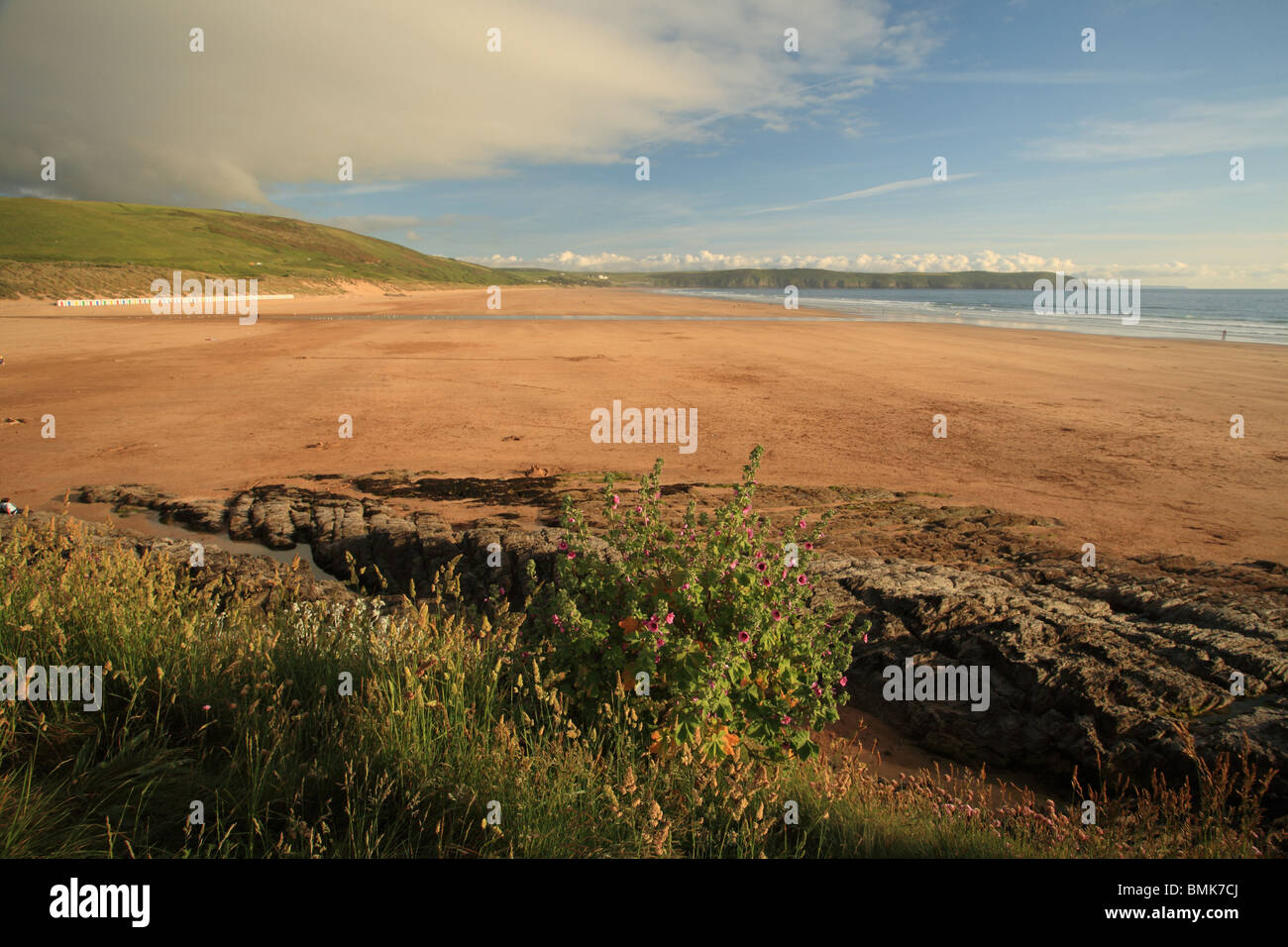 Woolacombe Bay, North Devon, England, UK Stock Photo - Alamy