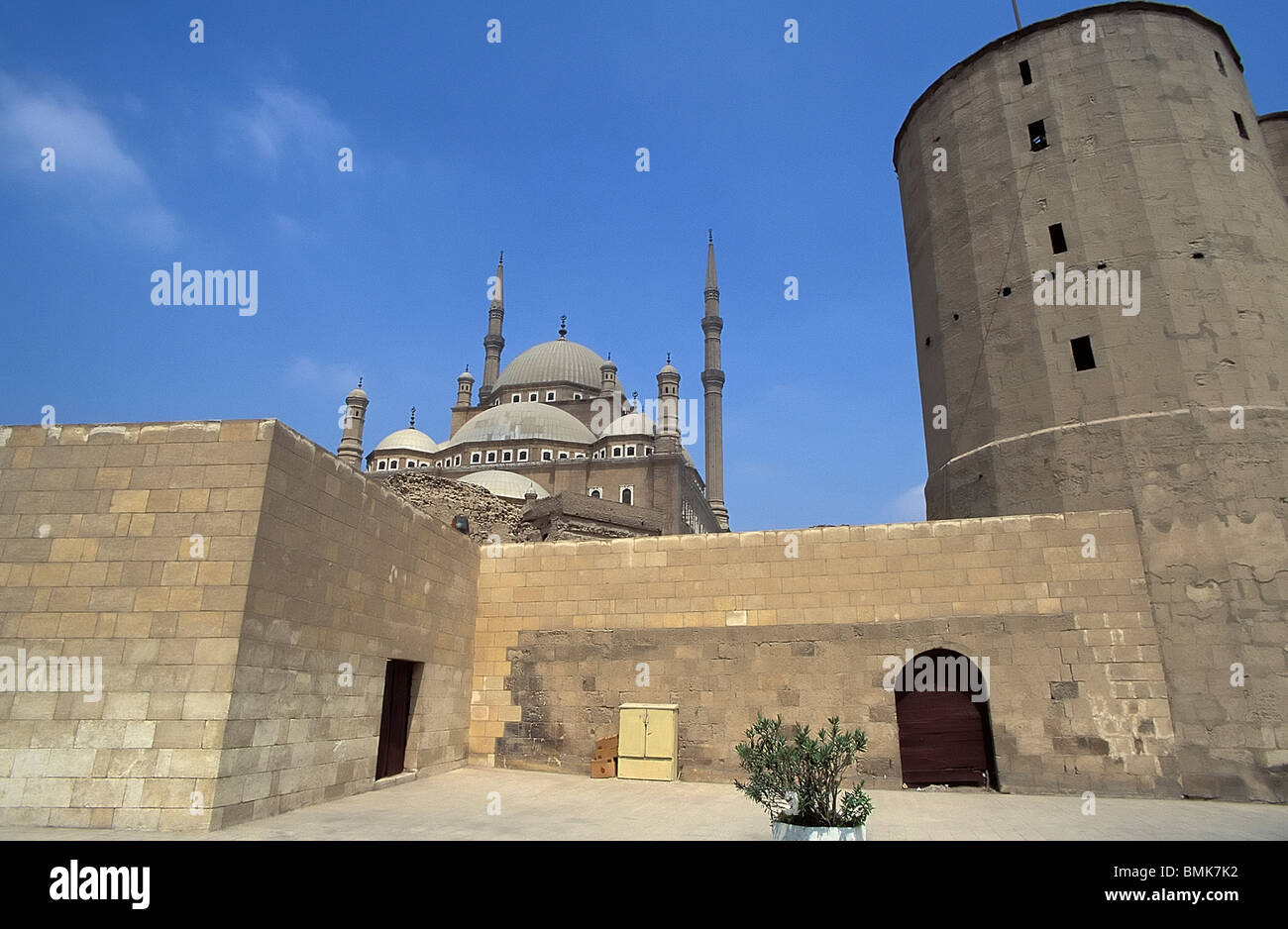 Mohammed Ali Mosque at the Citadel of Cairo, Al Qahirah, Egypt Stock ...
