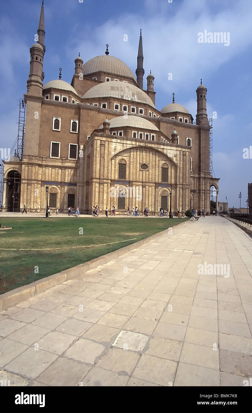 Mohammed Ali Mosque at the Citadel of Cairo, Al Qahirah, Egypt Stock ...