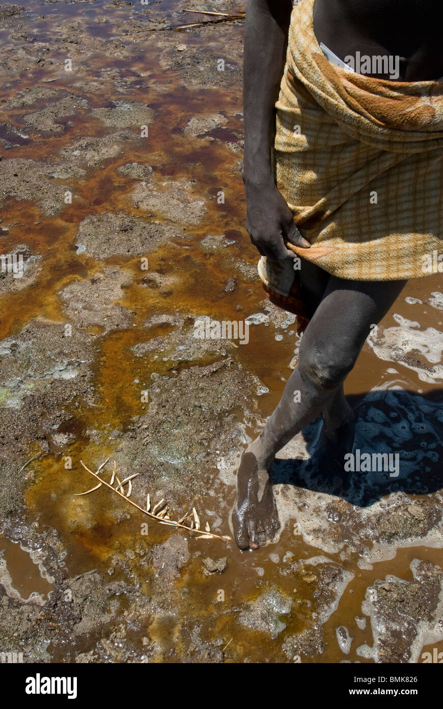 Ethiopia Lower Omo River Basin Omo Delta Dassenech village Stock Photo - Alamy