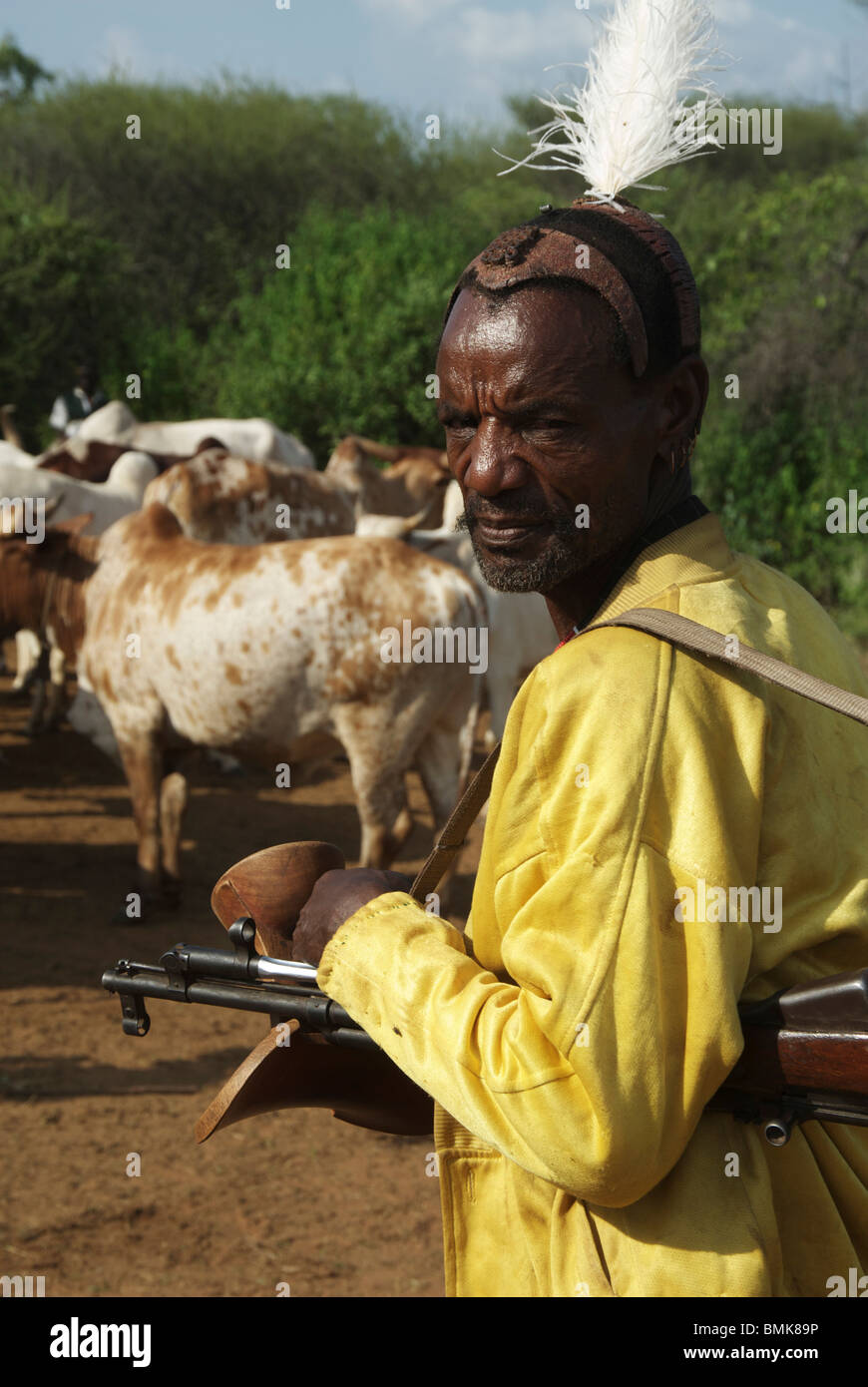 Ethiopia: Lower Omo River Basin, Hamar tribal region, bull-jumping ...