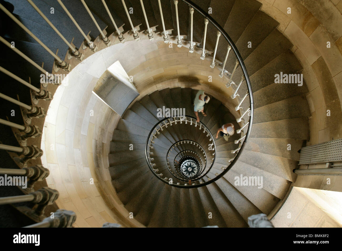 Stairs of the "Phare des Baleines" (Lighthouse of the Whales Stock ...