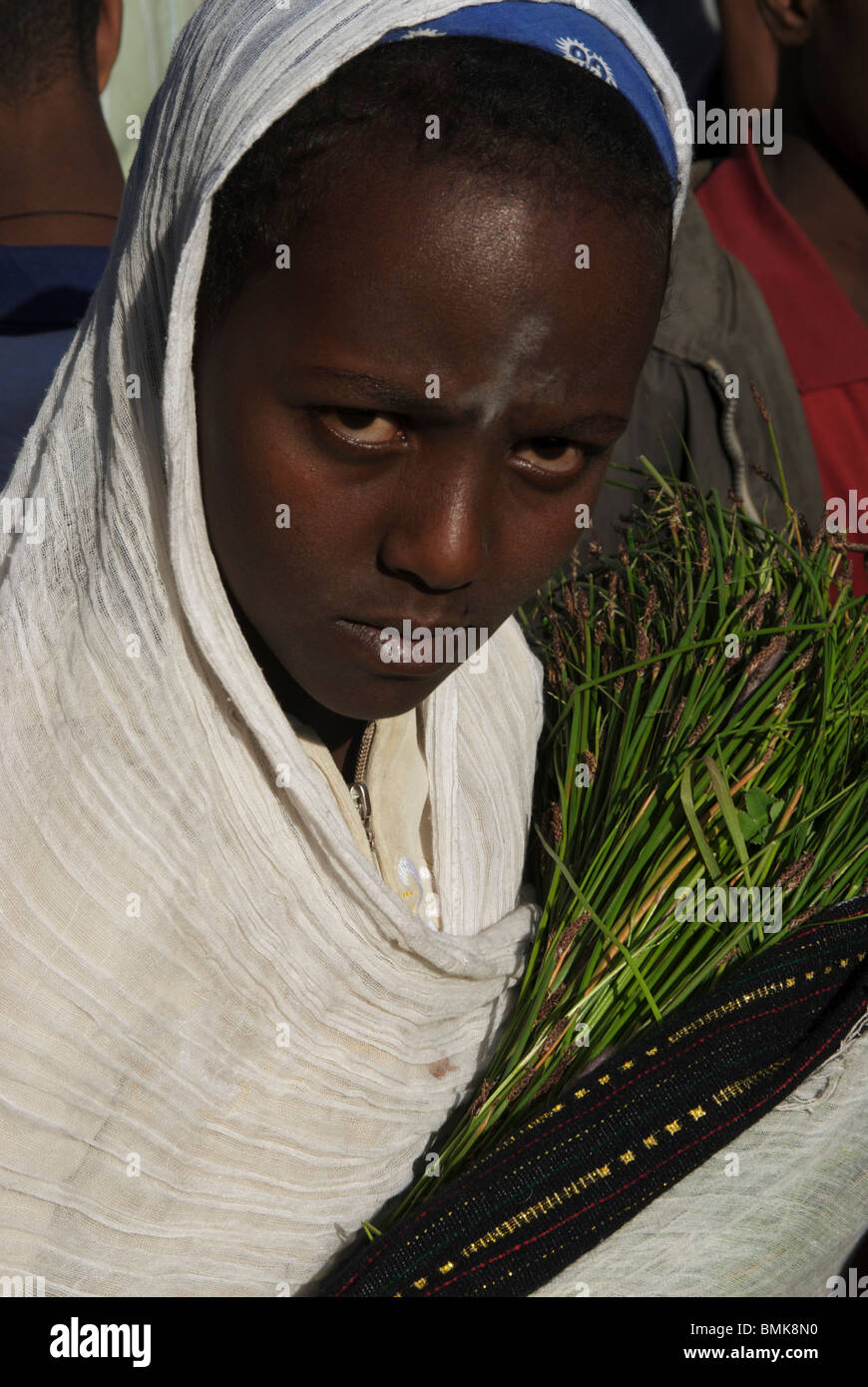 Ethiopia: Lalibela, Blue Nile River Basin, Meskal bonfire burning ...
