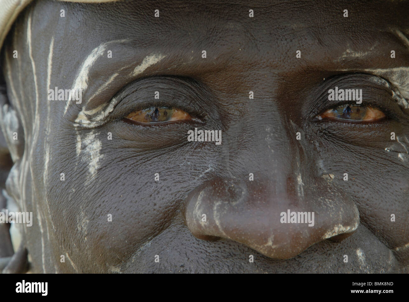 Ethiopia: Lower Omo River Basin, Shicanygara, a Mursi village on east ...