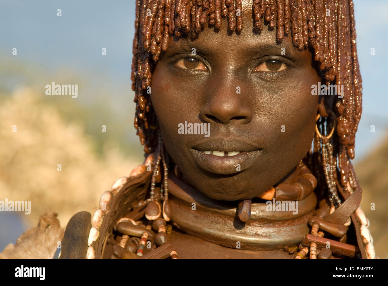 Ethiopia: Lower Omo River Basin, near Turmi and Dilabino, Hamar Bull ...