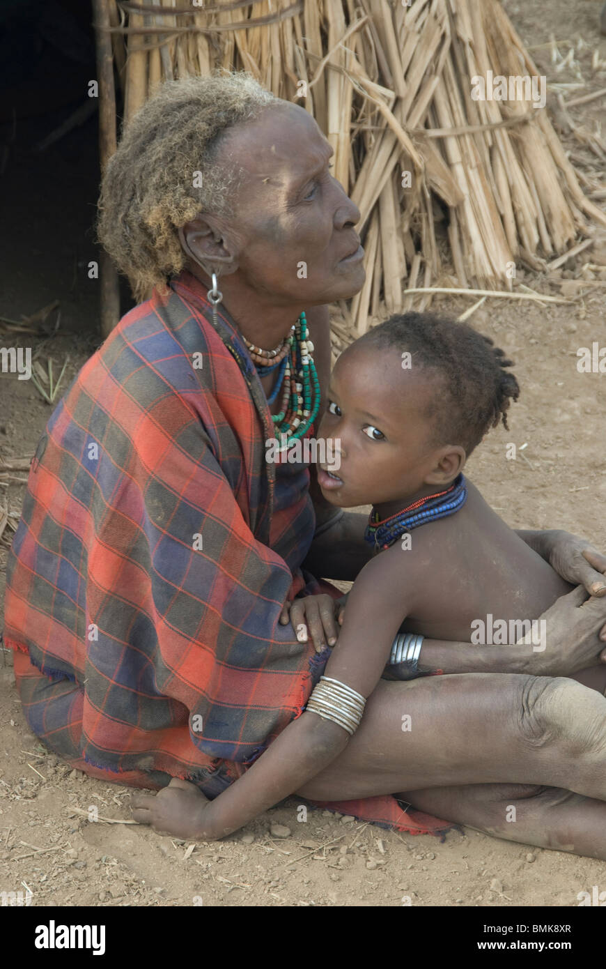 Ethiopia: Lower Omo River Basin, Omo Delta, Dassenech village of ...