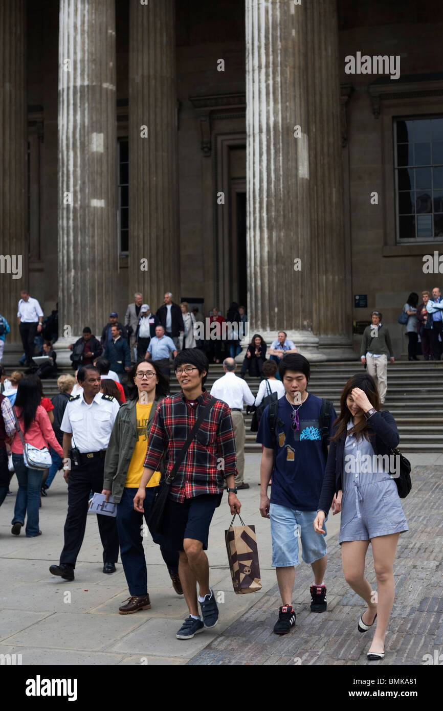 British museum london britain uk visitors from hi-res stock photography ...