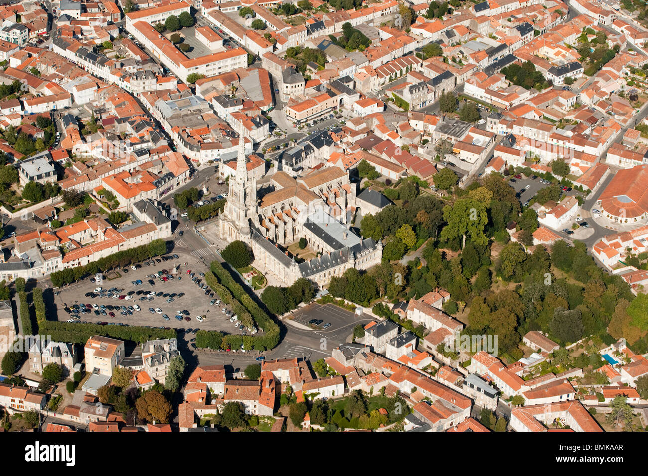 Aerial view over Luçon Stock Photo - Alamy