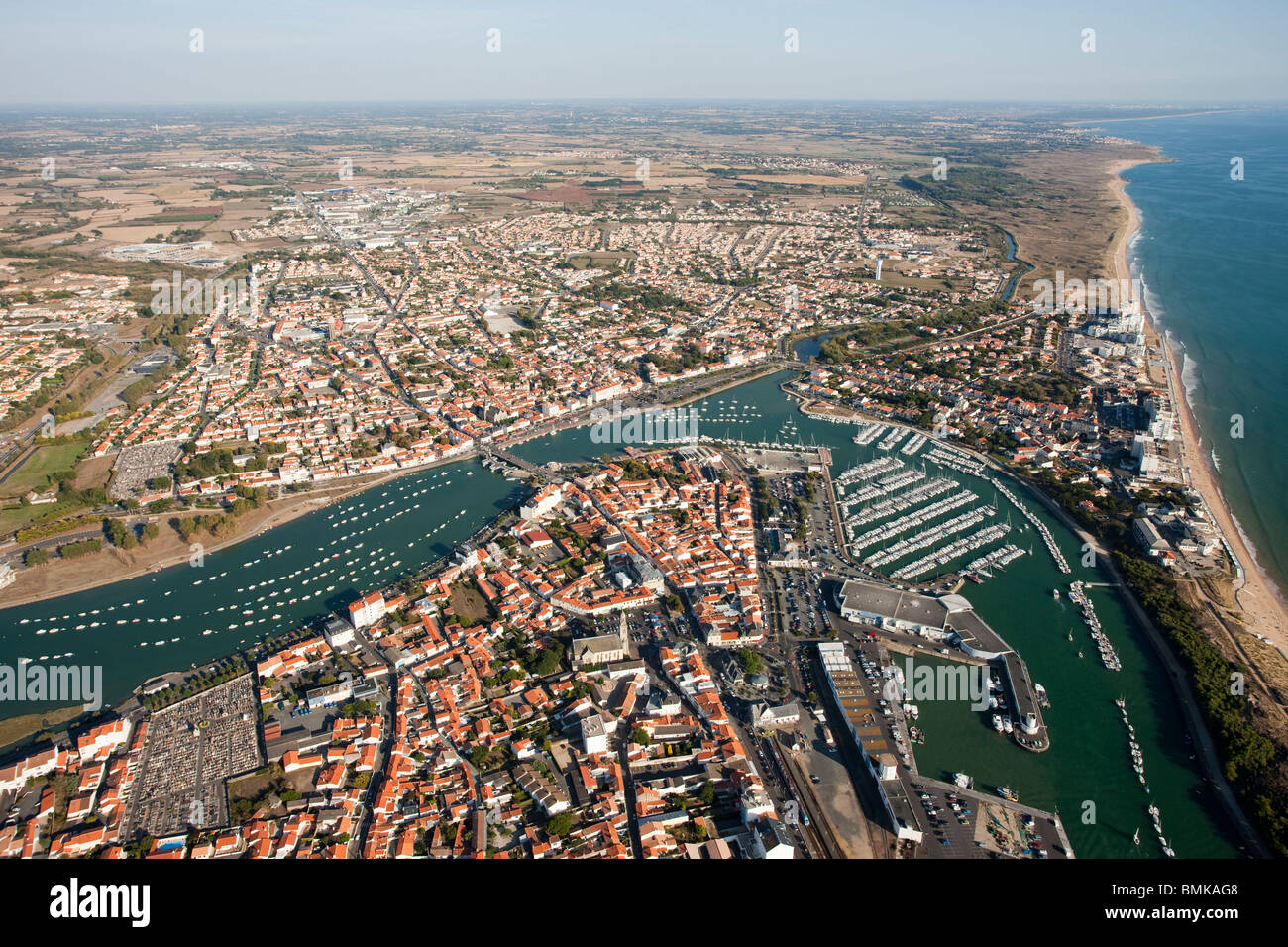 Saint Gilles Croix de Vie Stock Photo - Alamy