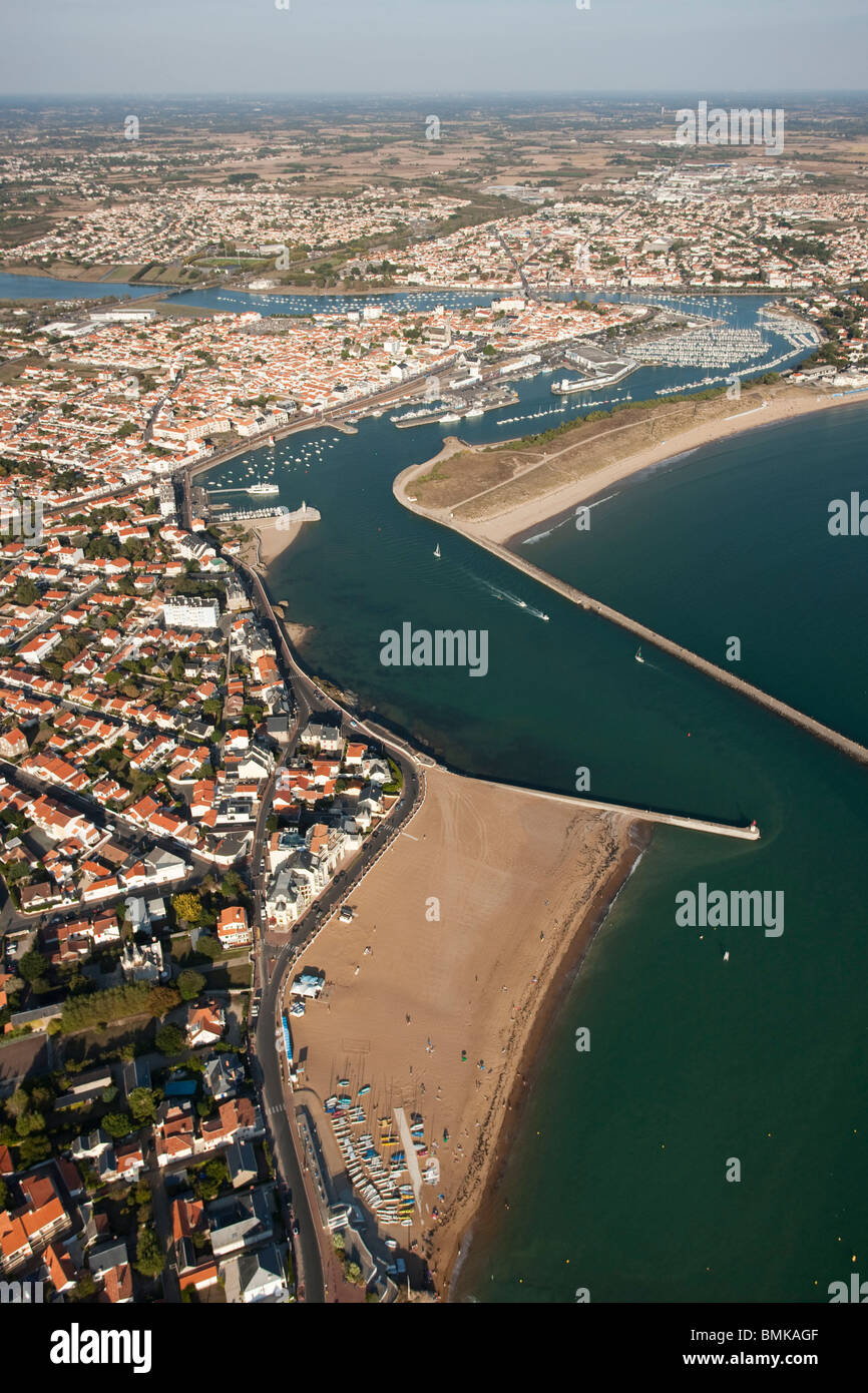 Saint Gilles Croix de Vie Stock Photo - Alamy