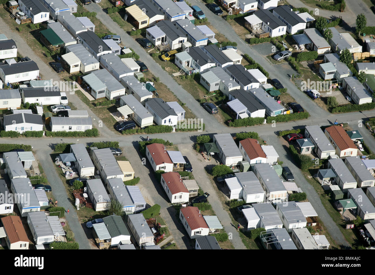 Aerial view of a mobile home Stock Photo - Alamy