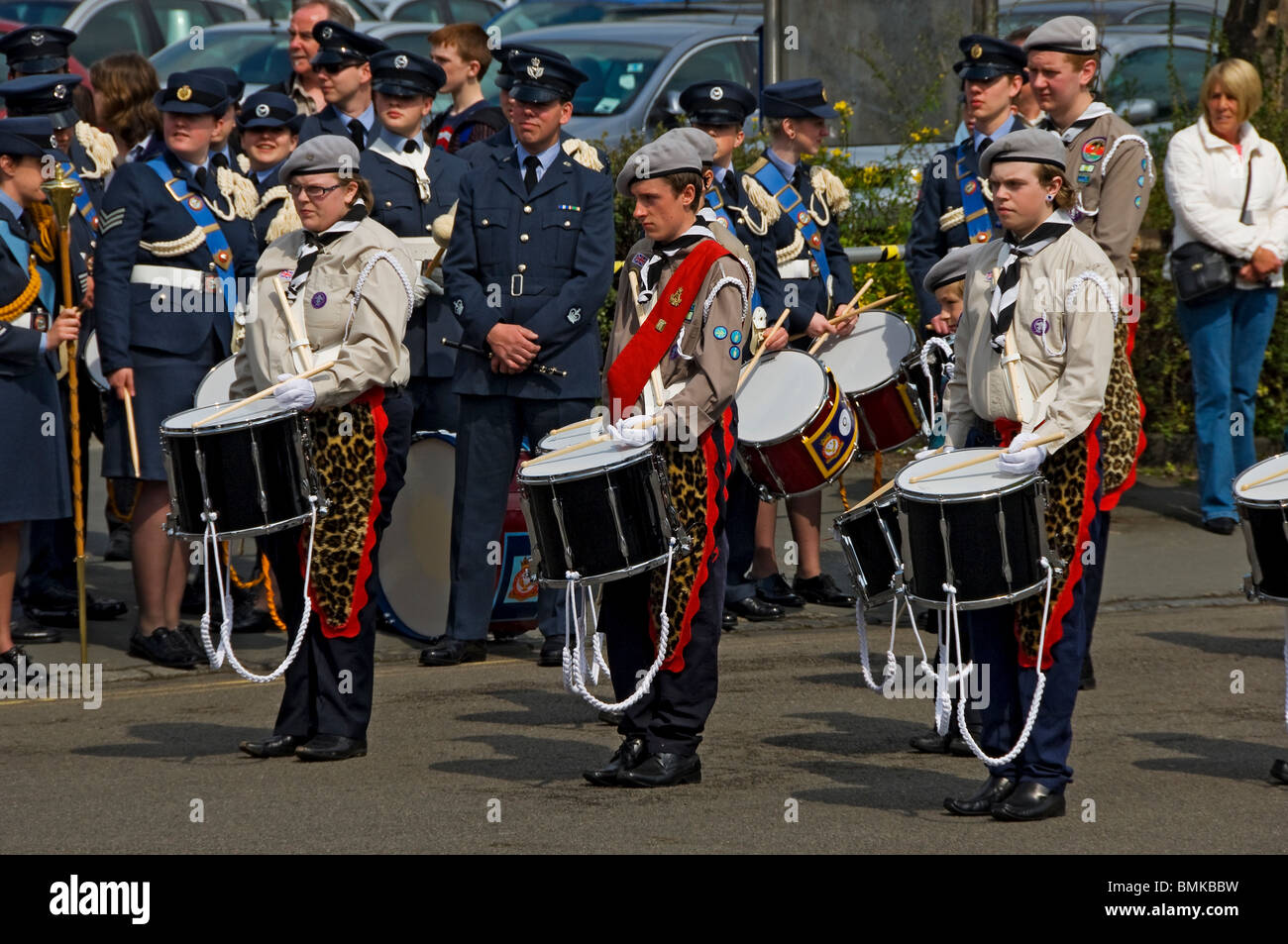 Drummers in the Scout band young people Scouts York North Yorkshire ...