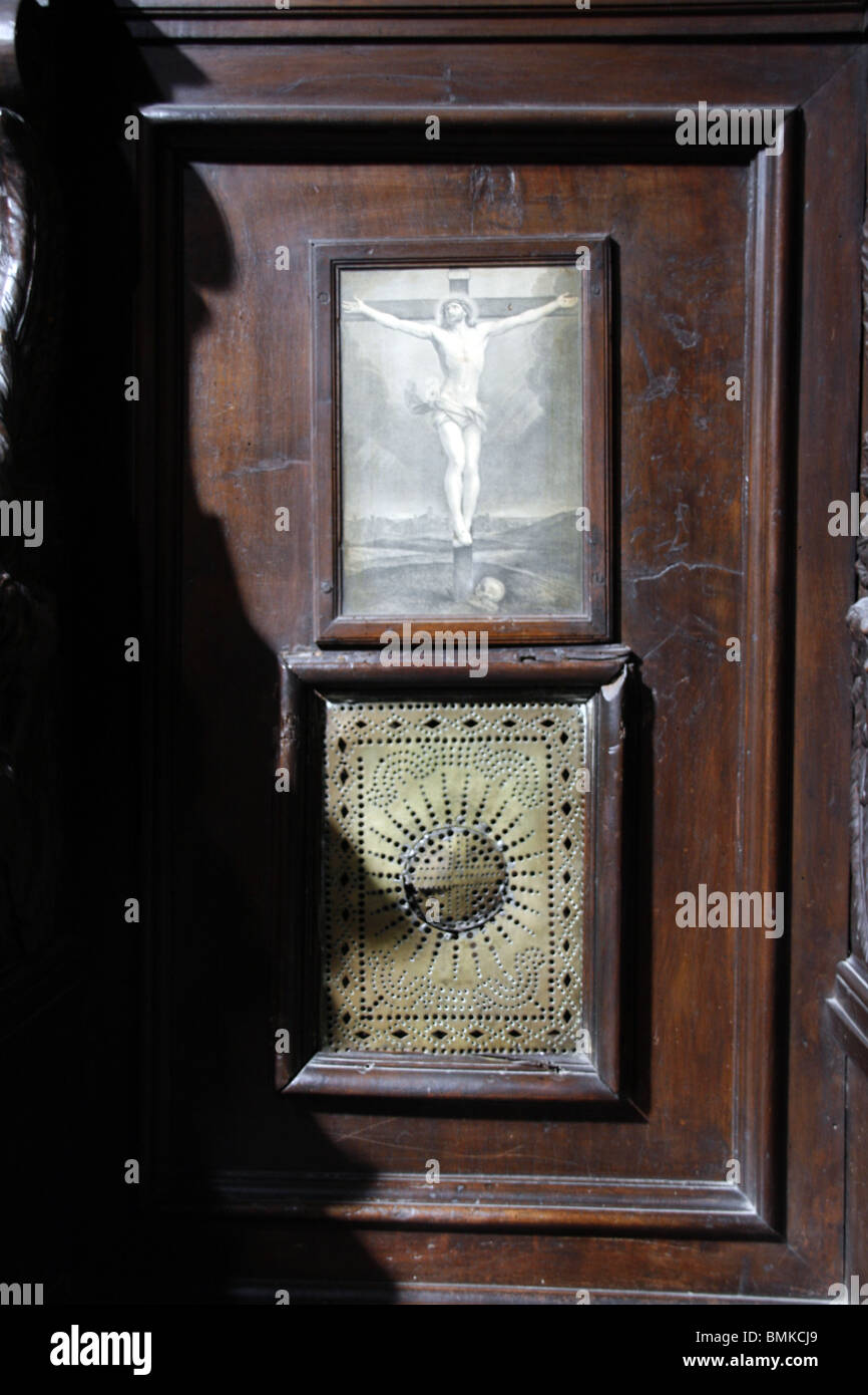 Confession Box In Church In High Resolution Stock Photography and ...