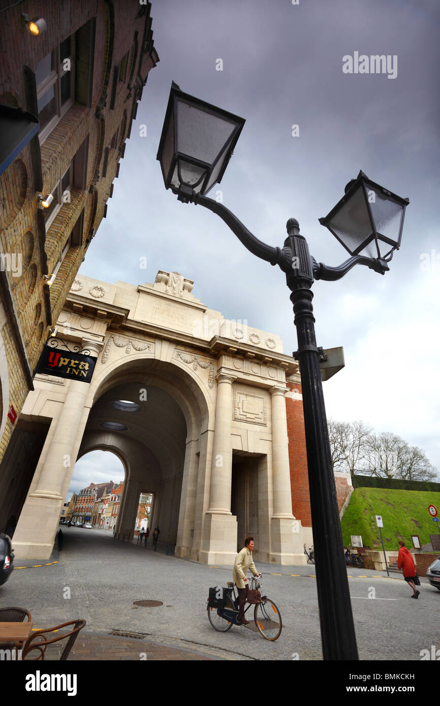 The Menin Gate war memorial in Ypres, Belgium Stock Photo - Alamy