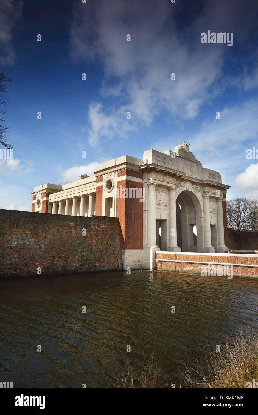 The Menin Gate war memorial in Ypres, Belgium Stock Photo - Alamy