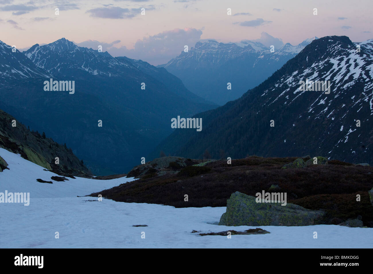 Dawn alps mountains france hi-res stock photography and images - Alamy