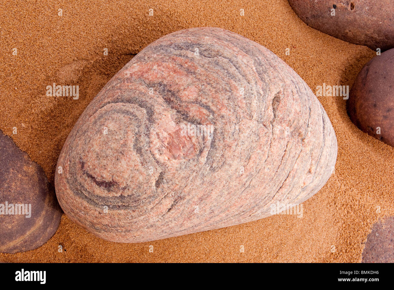 Stones the beach at Red Point, Scottish Highlands Stock Photo - Alamy