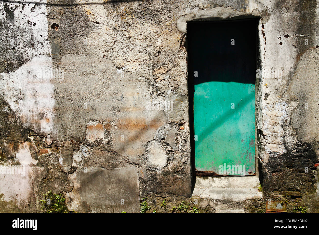 An old decrepit back door exit Stock Photo - Alamy