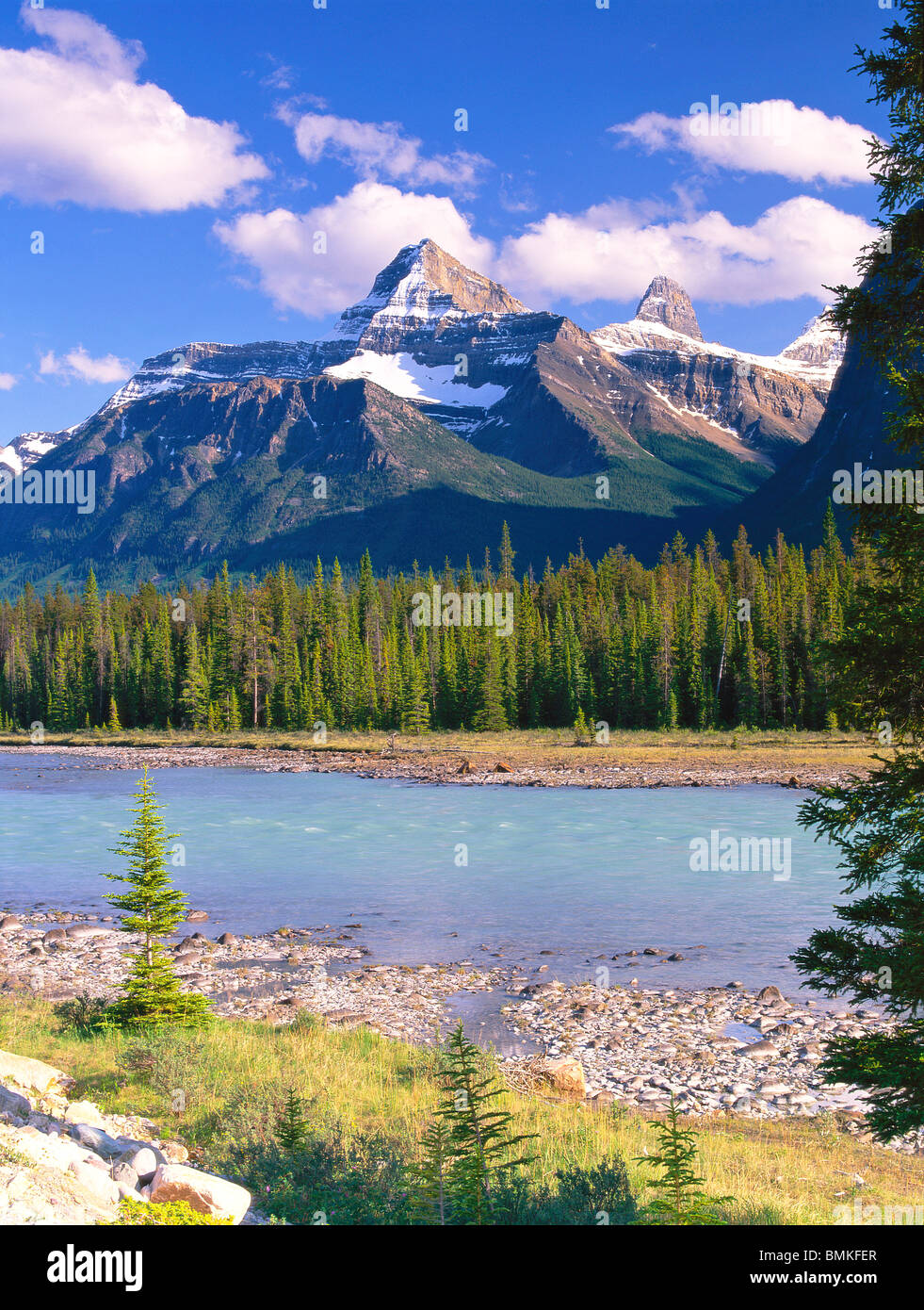 Jasper National Park Canada Alberta Dragon Peak Mount Christie and ...