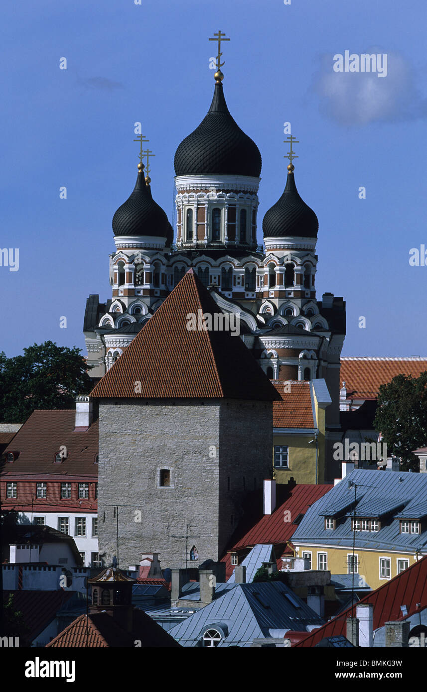Estonia,Tallinn,Old Town ,Toompea,from Town Hall Stock Photo - Alamy