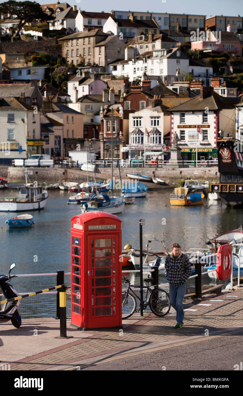 Brixham attractive south coast seaside resort hi-res stock photography ...