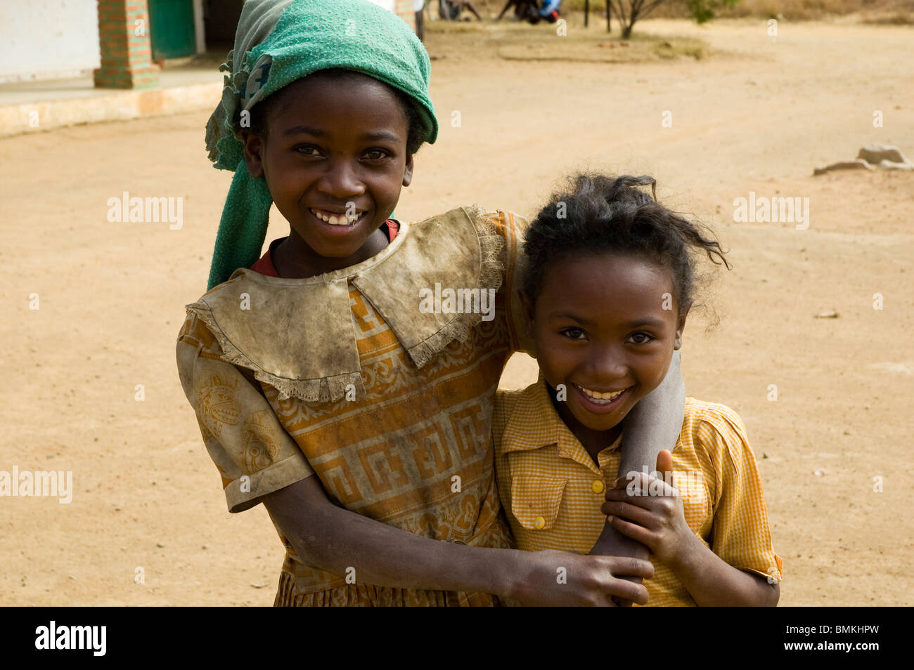 Madagascar, Fianarantsoa. Girls - Anja Stock Photo - Alamy