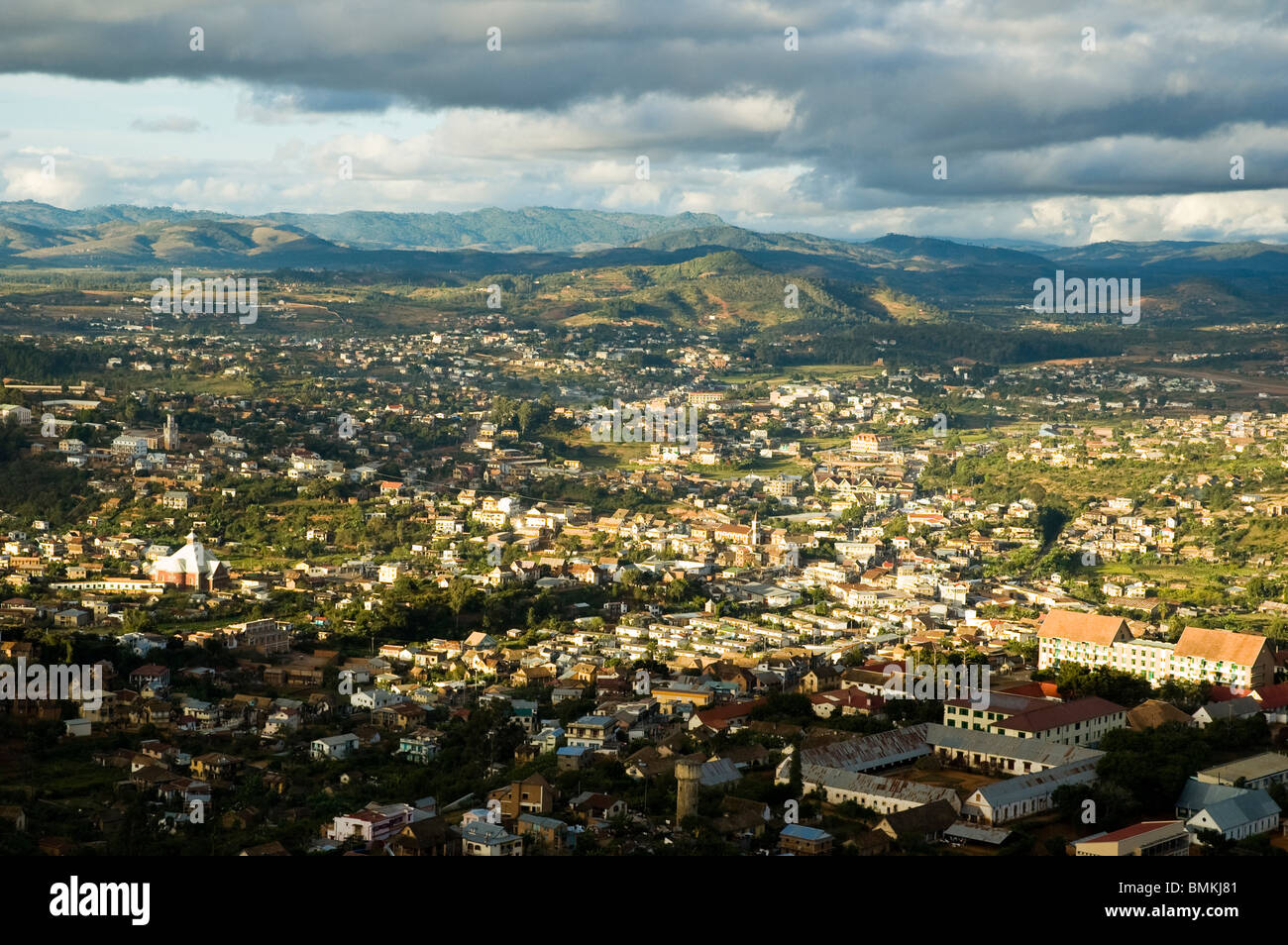 Madagascar, Fianarantsoa. Panorama Stock Photo - Alamy