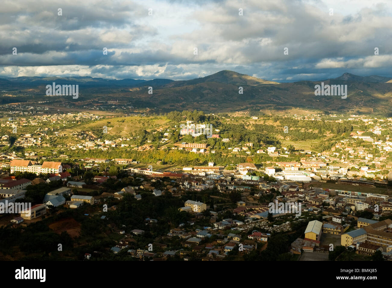Madagascar, Fianarantsoa. Panorama Stock Photo - Alamy