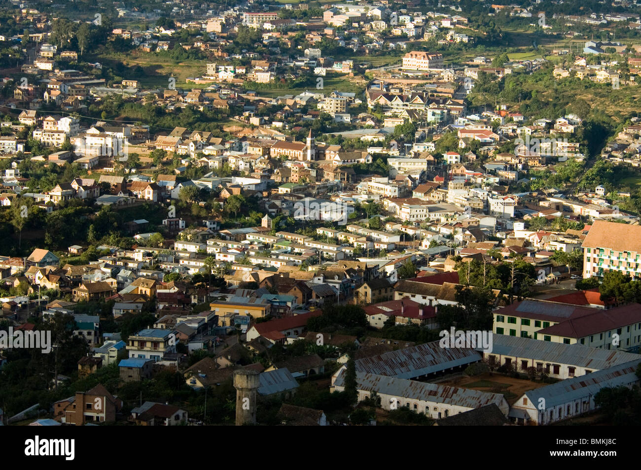 Madagascar, Fianarantsoa. Panorama Stock Photo - Alamy
