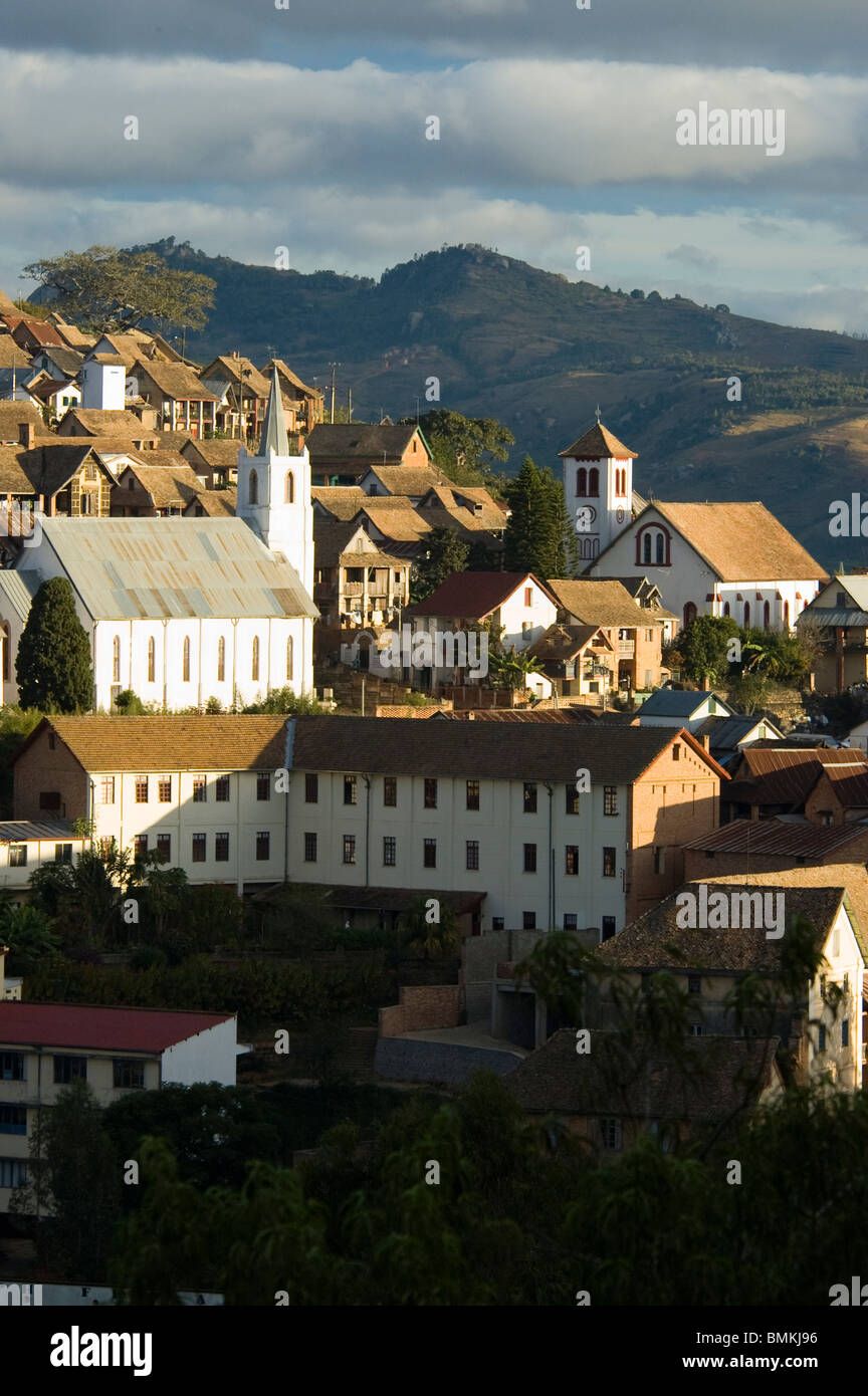 Madagascar, Fianarantsoa. Panorama Stock Photo - Alamy