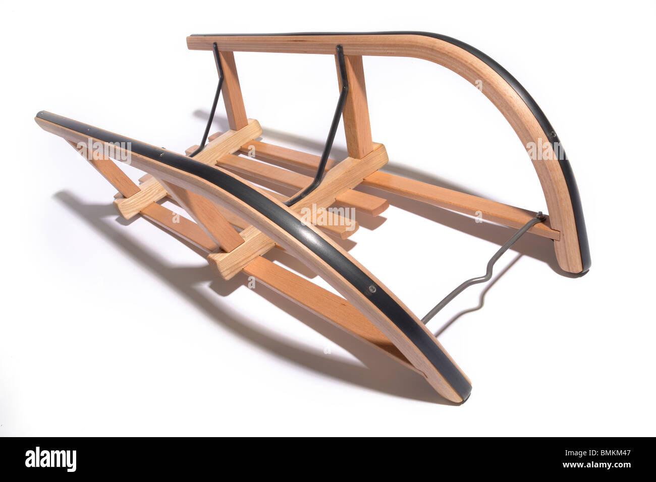 a sled or sledge on a white background Stock Photo - Alamy