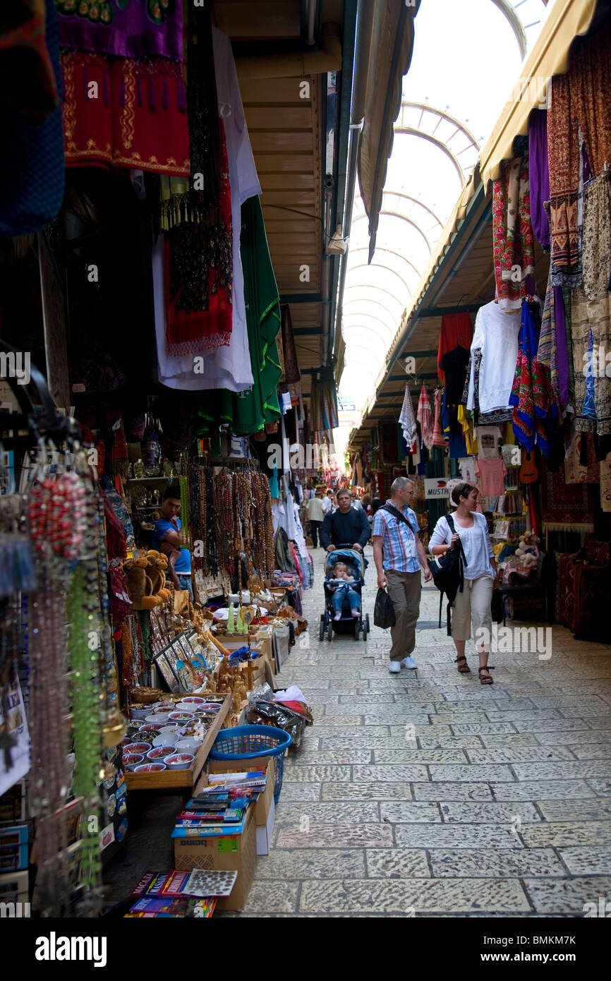 Jerusalem Old City market - Lanes Stock Photo - Alamy