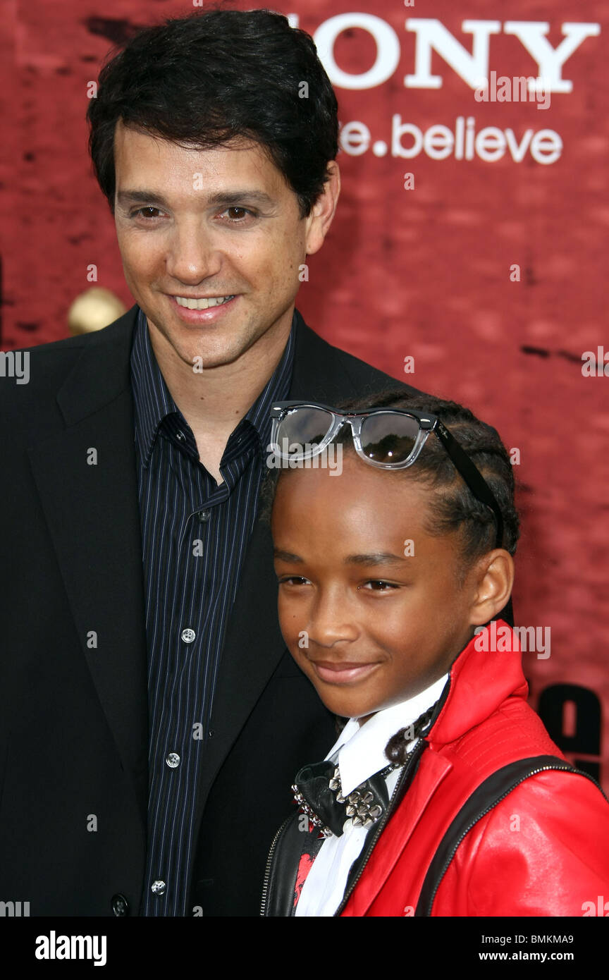 RALPH MACCHIO JADEN SMITH THE KARATE KID FILM PREMIERE LOS ANGELES CA ...