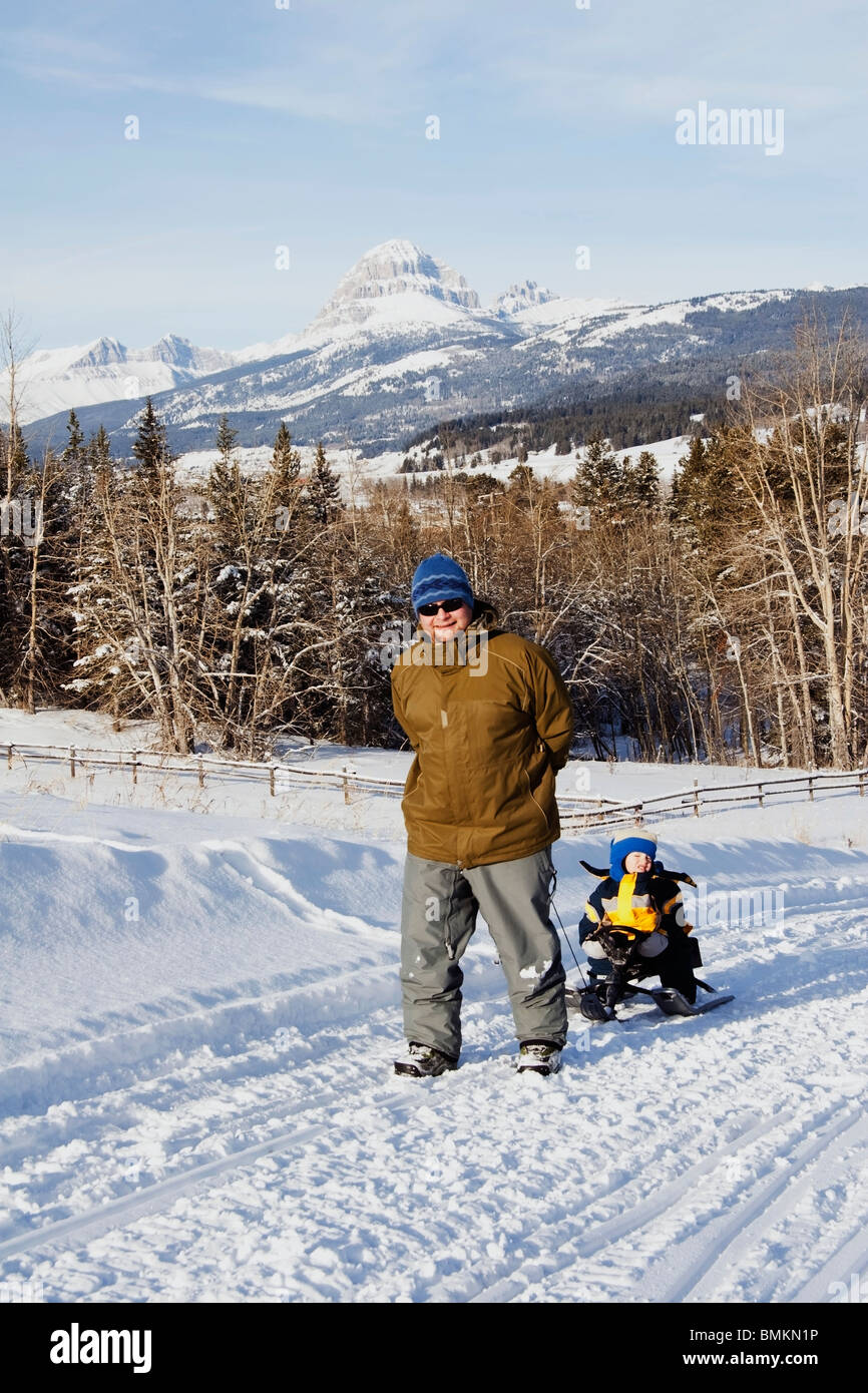 Pulling sled hi-res stock photography and images - Alamy