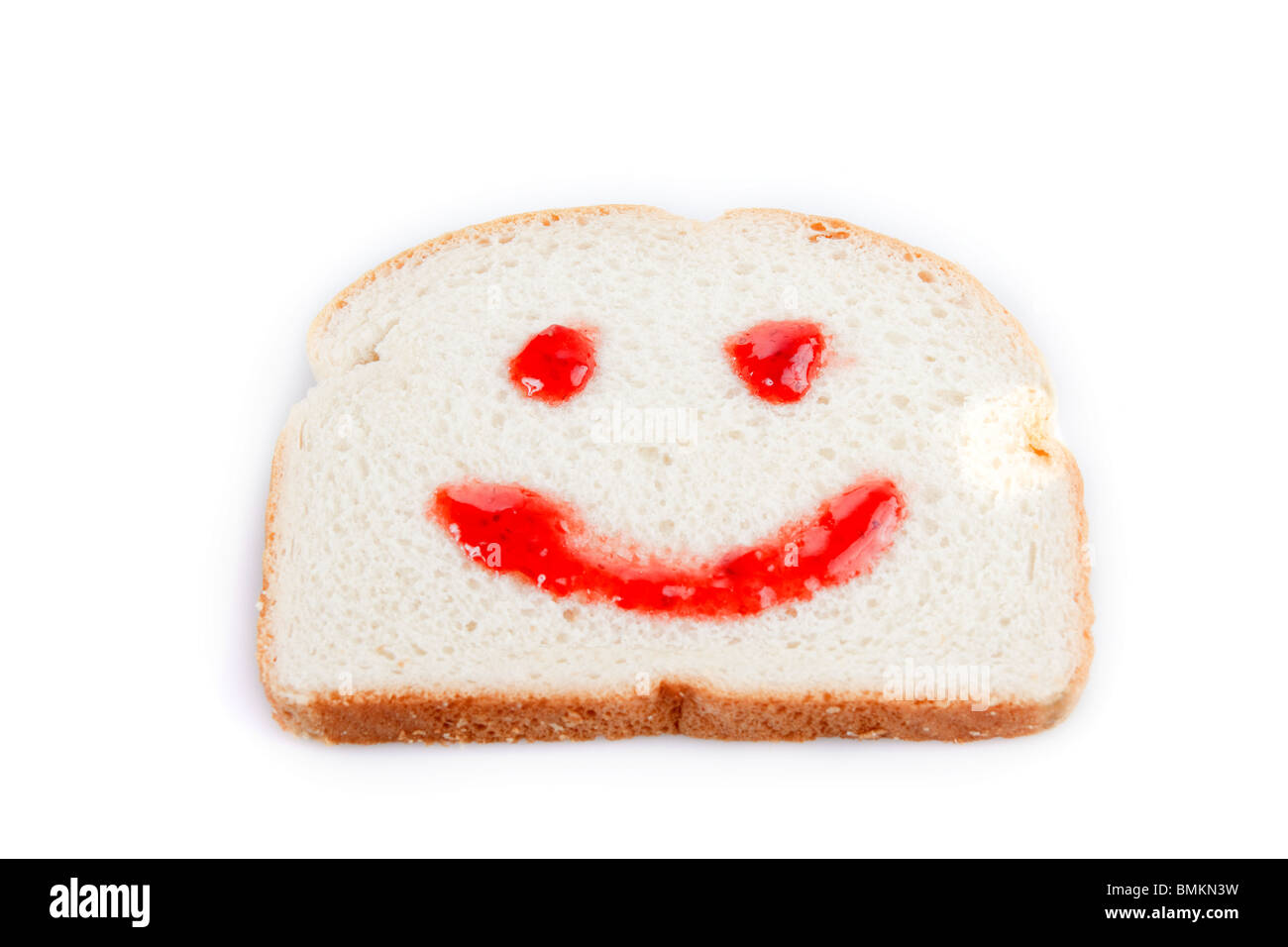 Sliced white bread face Cut Out Stock Images & Pictures - Alamy