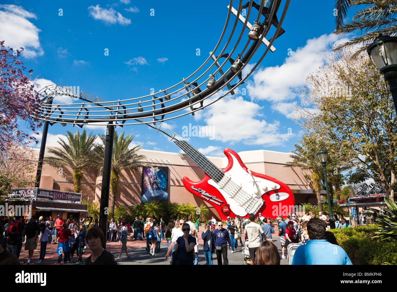 Aerosmith's Rockin' Roller Coaster attraction at Disney's Hollywood ...