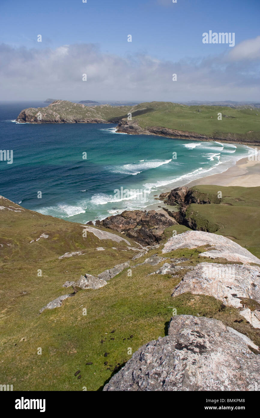 isle of lewis west coast beach scotland uk gb Stock Photo - Alamy