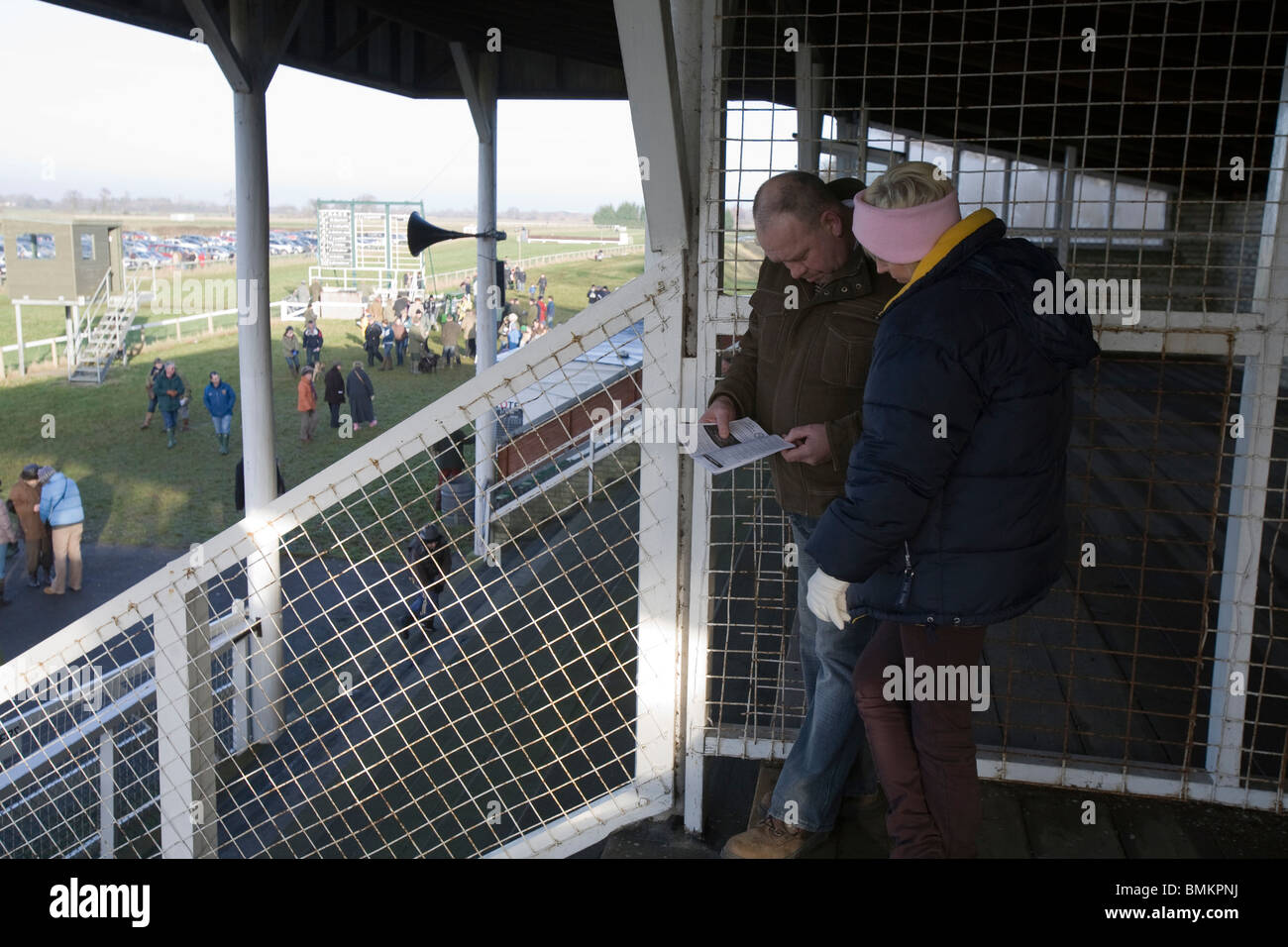 Point-to-Point Horse racing at Cottenham in Cambridgeshire Stock Photo ...