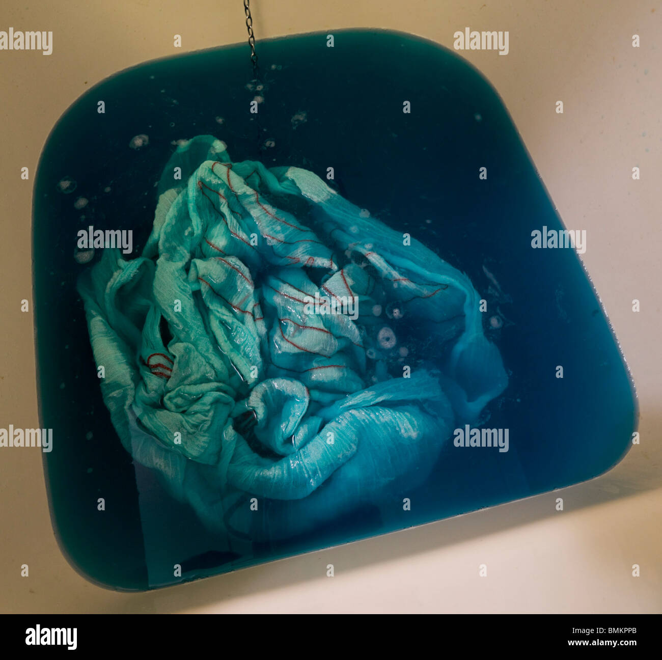 Blue dye hi-res stock photography and images - Alamy