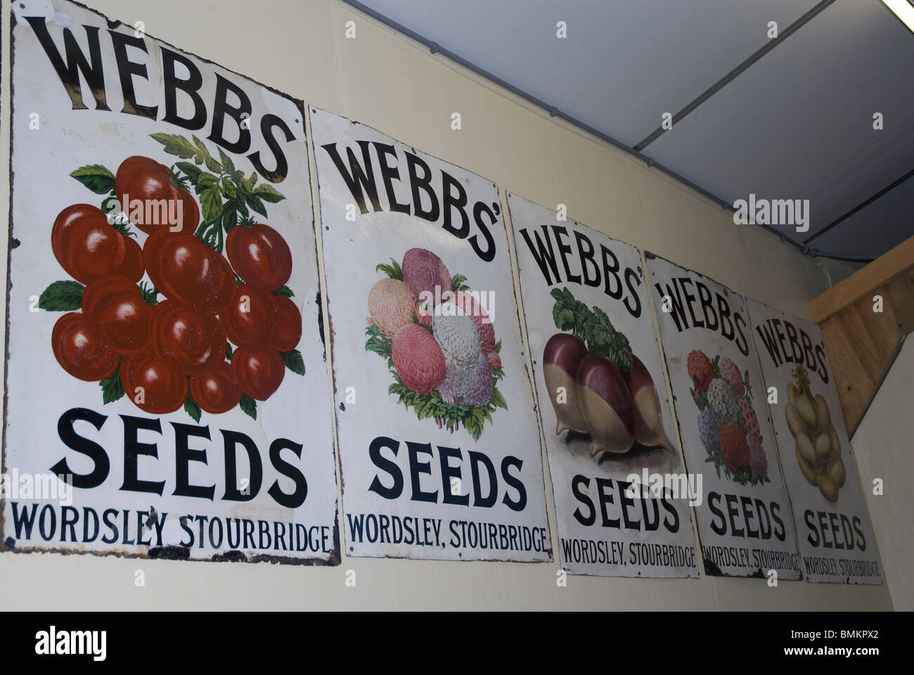 Early advertising display for seed packets National Museum of Gardening ...