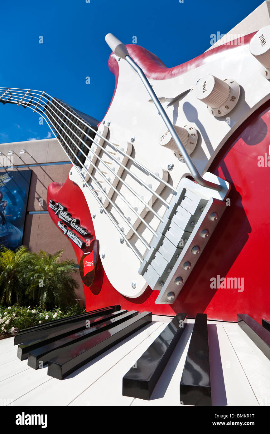 Aerosmith's Rockin' Roller Coaster attraction at Disney's Hollywood ...