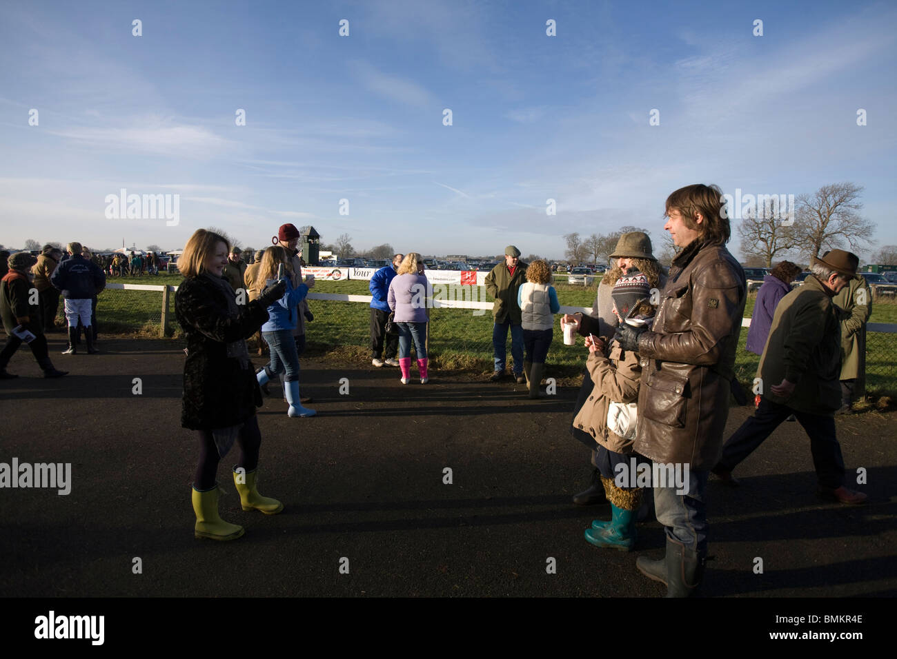 Point To Point Horse Racing Cottenham In High Resolution Stock ...