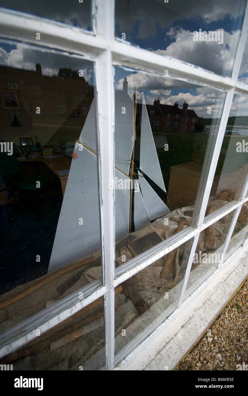 Bucklers Hard Hampshire UK Model Yacht Window Stock Photo - Alamy