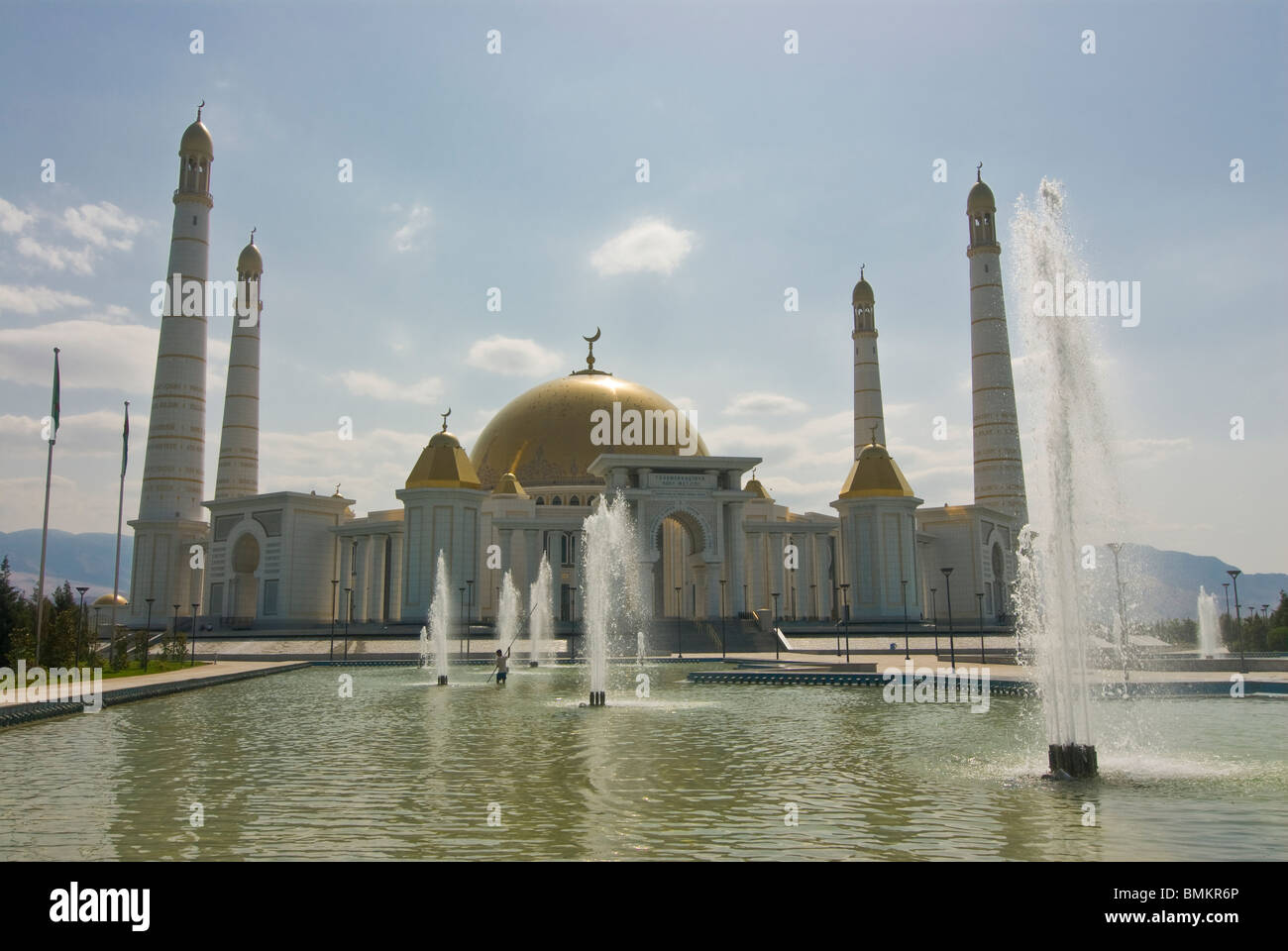 Turkmenbashi Ruhi Mosque, Turkmenistan Stock Photo - Alamy