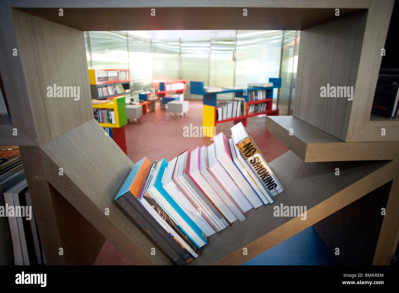 Books library installation by Bose Krishanamachari ; Lava kashi art ...