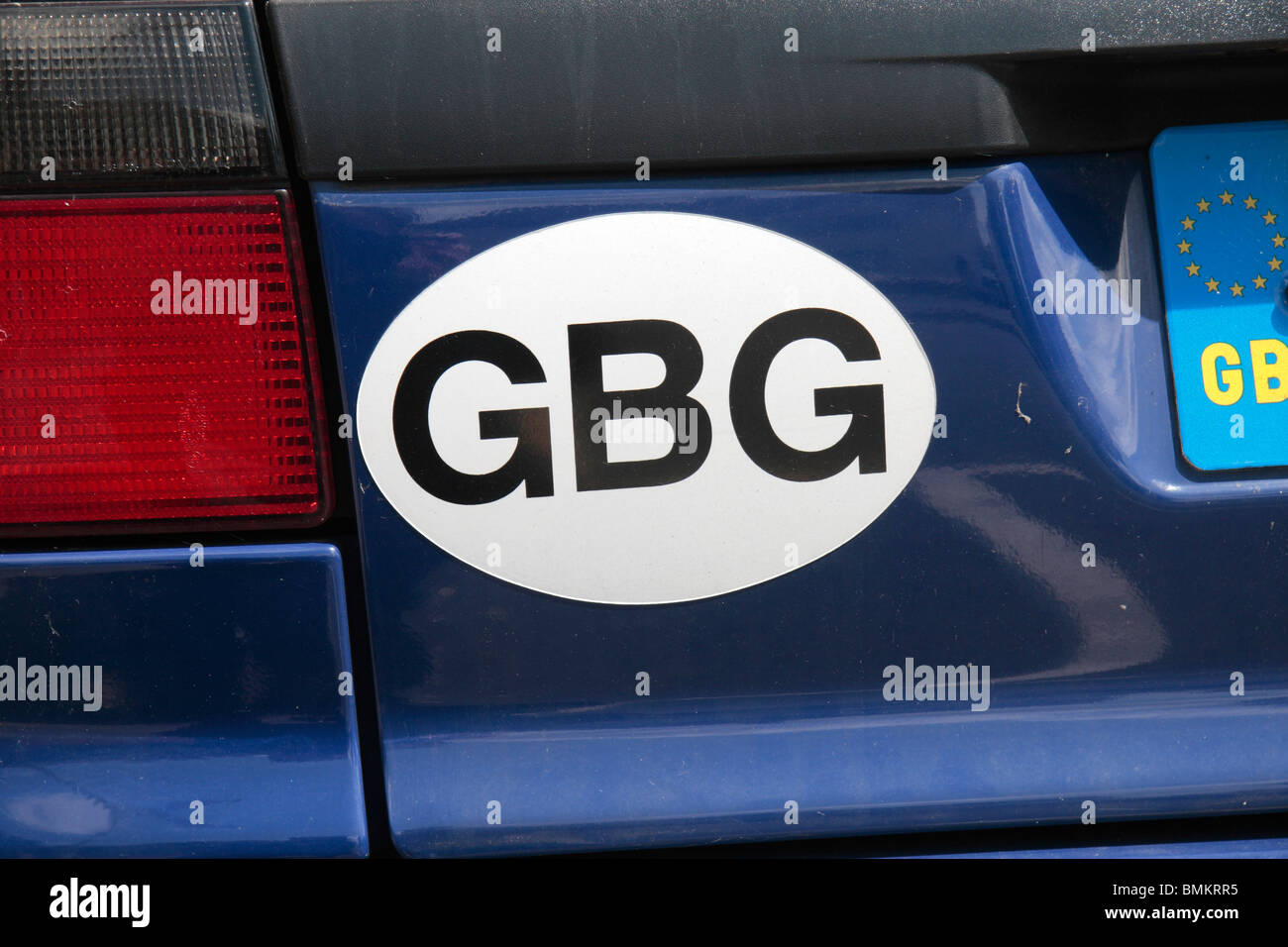 International Car Code (oval travel sticker) for Great Britain ...