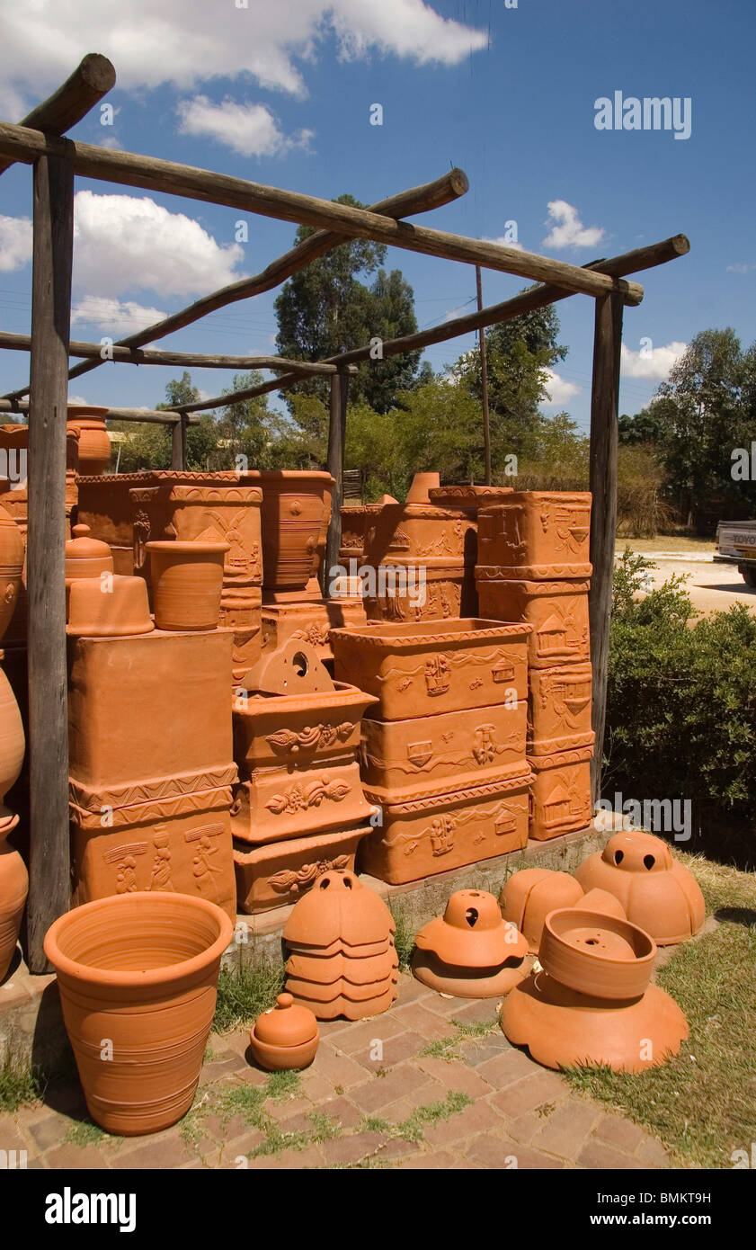 Africa; Malawi; Dedza; Earthenware at Dedza Pottery Stock Photo - Alamy