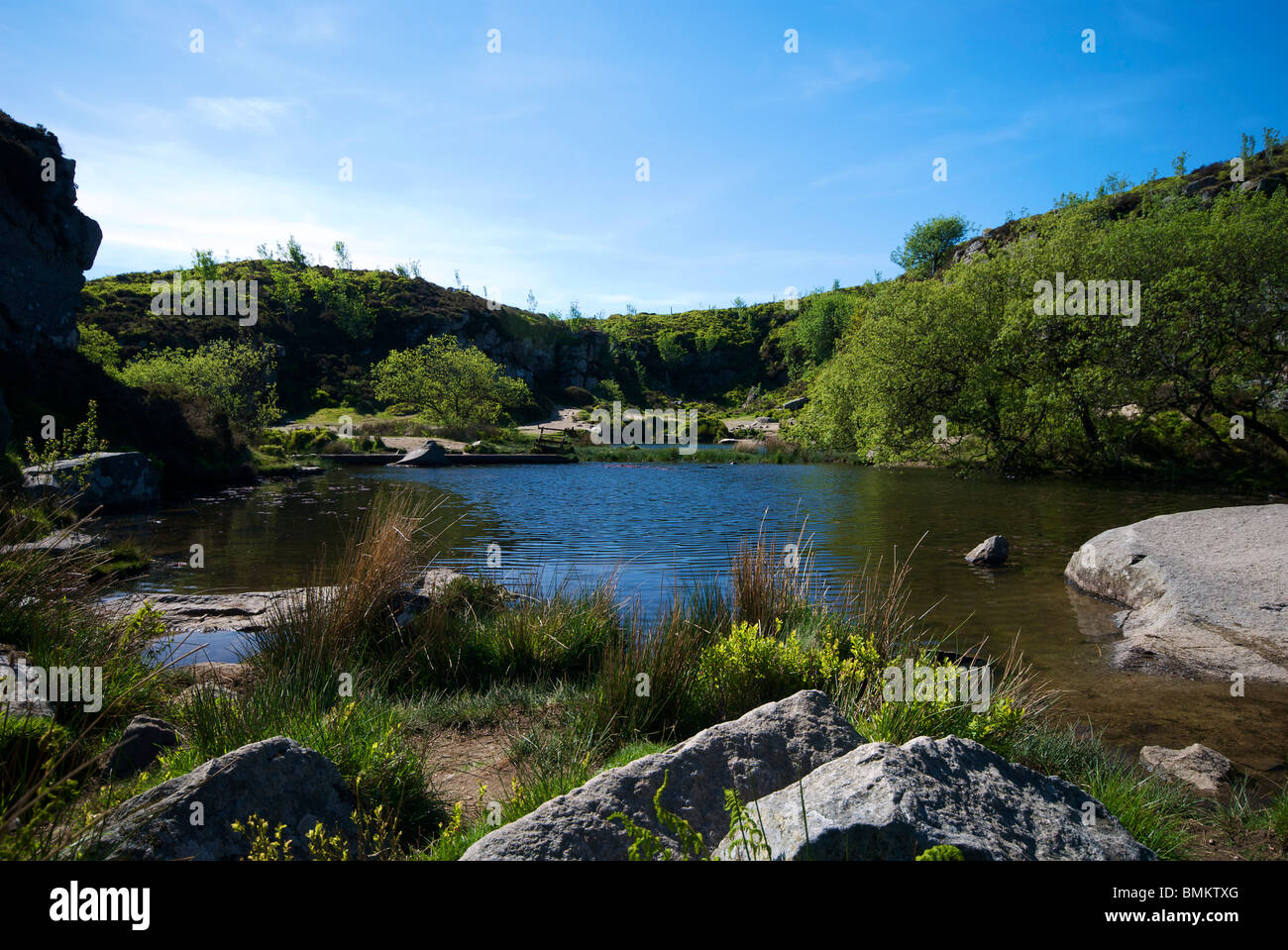 Haytor Quarry Dartmoor Stock Photo - Alamy