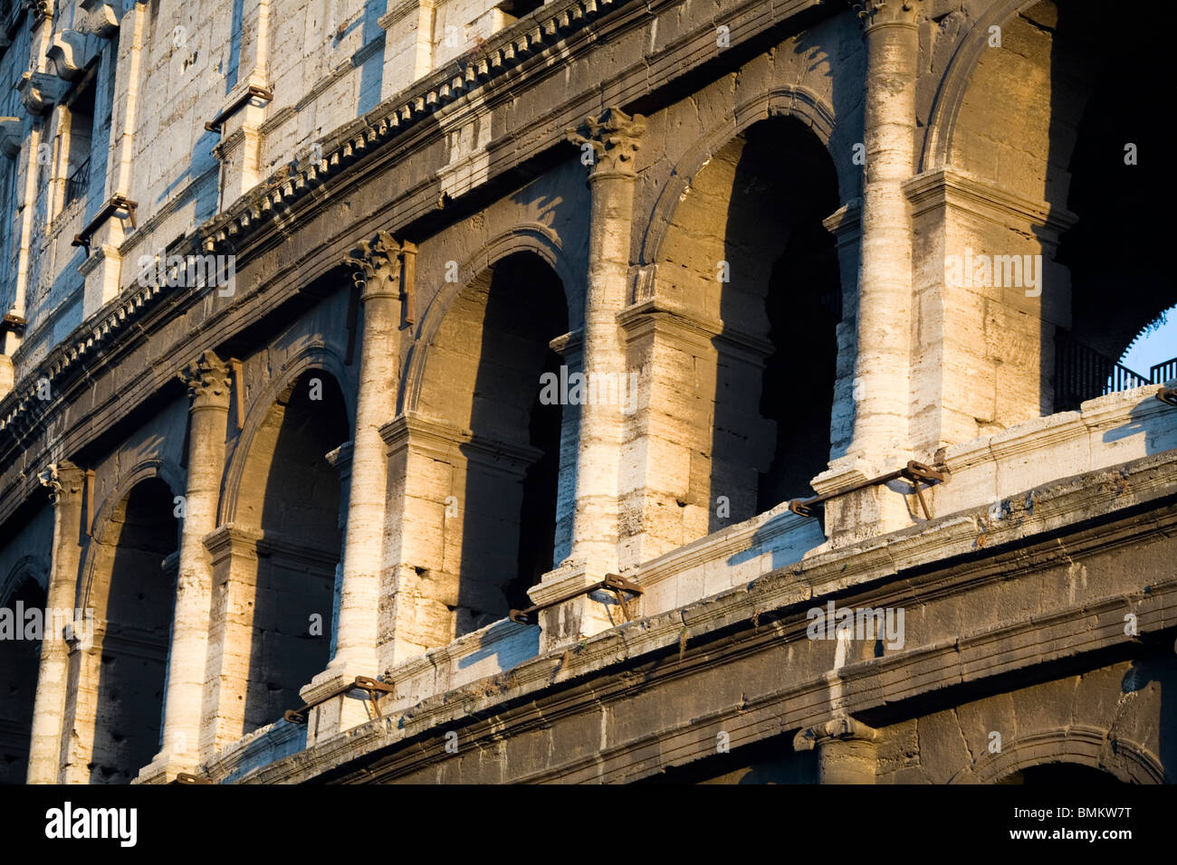 The Colosseum archs, Rome, Italy Stock Photo - Alamy